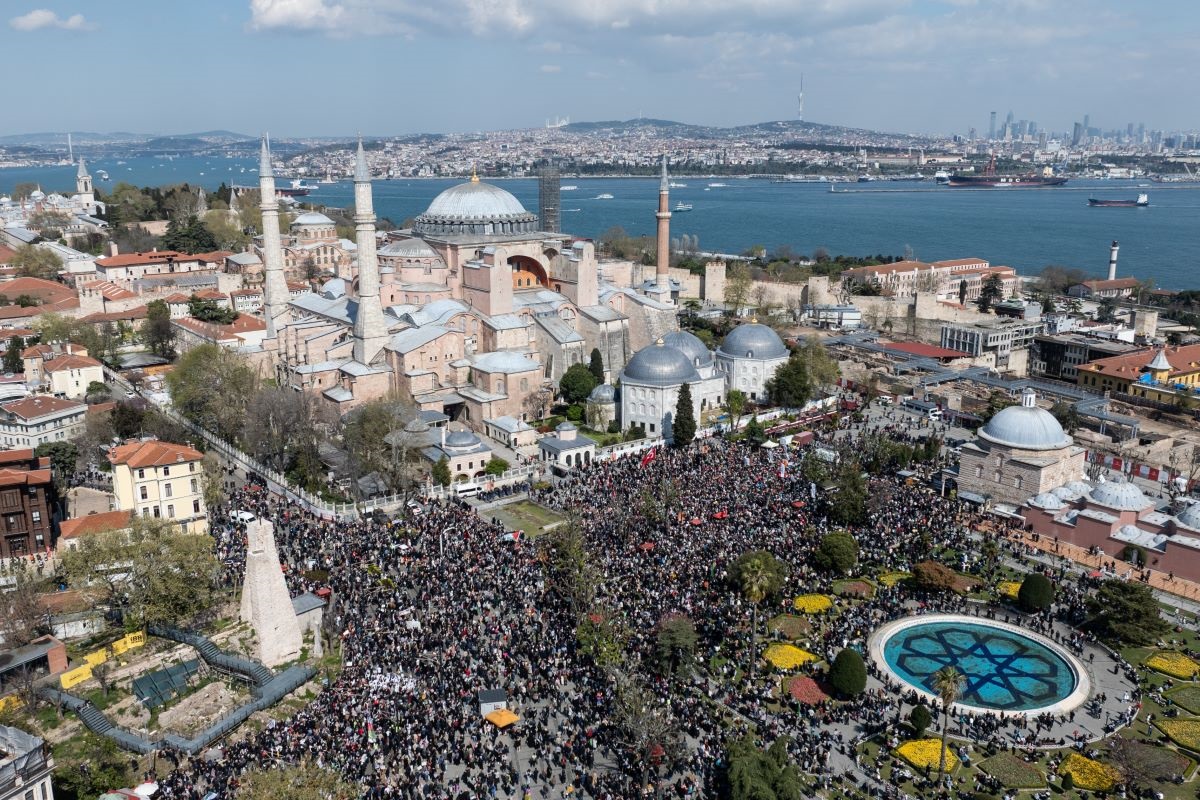 Demonstracije podrške narodu Palestine u Istanbulu - Sedmica